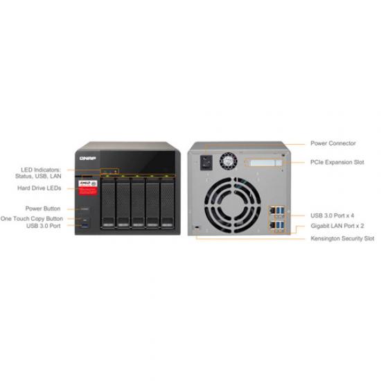 قیمت خرید ذخیره ساز شبکه کیونپ 563 کد4002 | QNAP TS-563