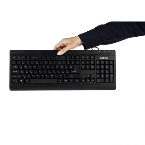Hatron HK210 قیمت خرید کیبورد USB هترون 4665